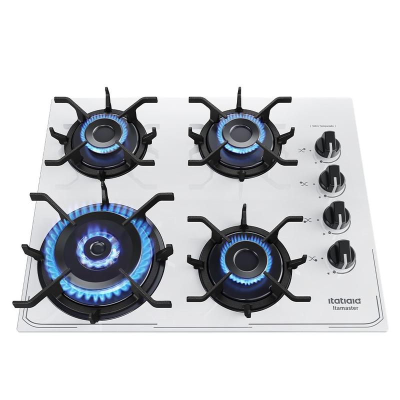 Cooktop 4 Bocas a Gás Itatiaia Itamaster com Tripla Chama Acendimento ...