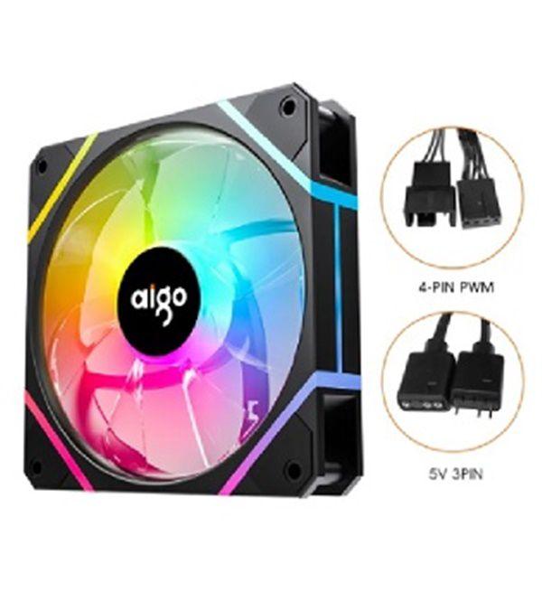 Cooler de Gabinete Aigo AM12 PRO RGB - Aigo Darkflash - Cooler para Computador - Magazine Luiza
