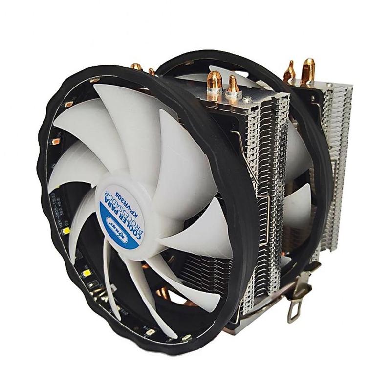 Cooler Duplo De Processador/gabinete De Pc REF - KNUP - Cooler para ...