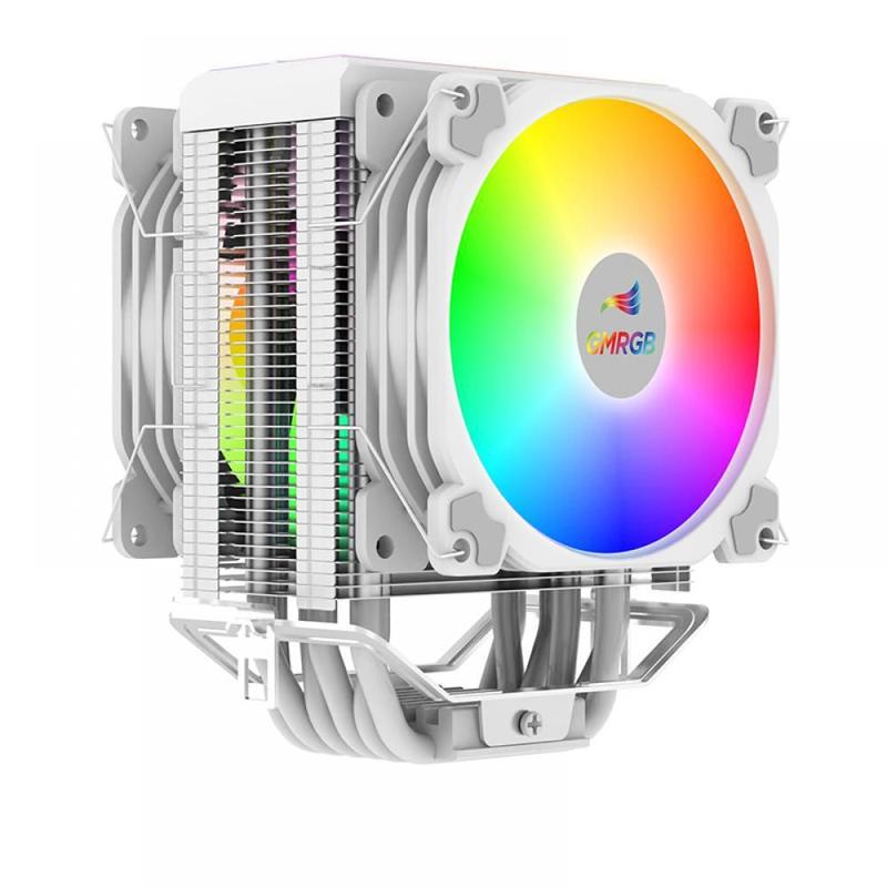 Cooler Duplo Para Processador INTEL/AMD Dissipador 6 tubos Cobre LED ...