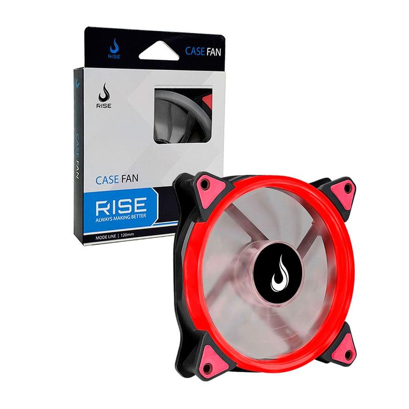 Cooler Fan Rise Mode Galaxy G1 S-LED Vermelho 120mm - RM-FN-01-BR ...