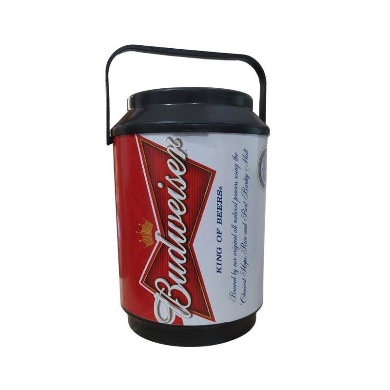 Cooler Redondo Térmico 10 Litros Estampa Budweiser com Alça - Melhor ...