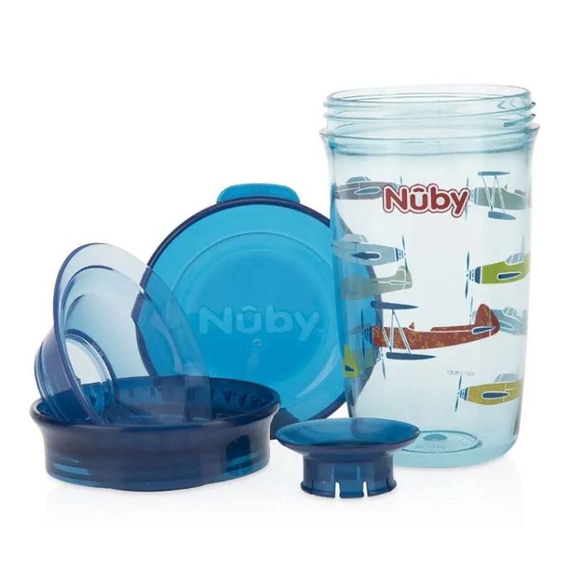 Copo 360 Wonder Cup 300ml Avião - Nuby - CAJOVIL - Copos - Magazine Luiza