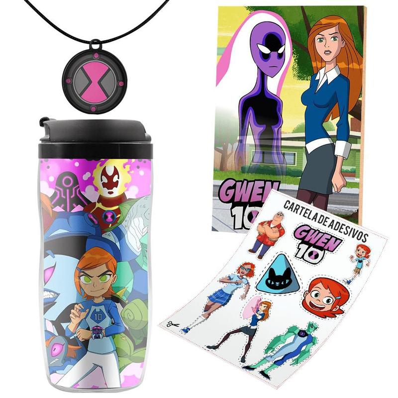 Copo Ben 10 Colar Ominitrix Quadro Decorativo e Adesivos - Quadro ...