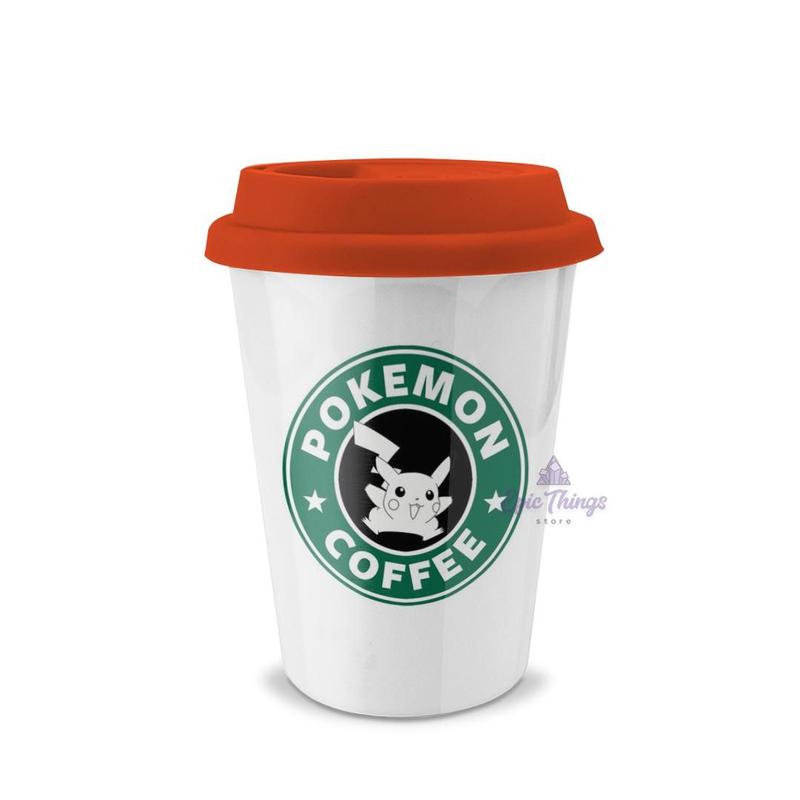 Copo Café Trip c/ Tampa Pokemon Coffee Pikachu - EPIC THINGS - Copos ...