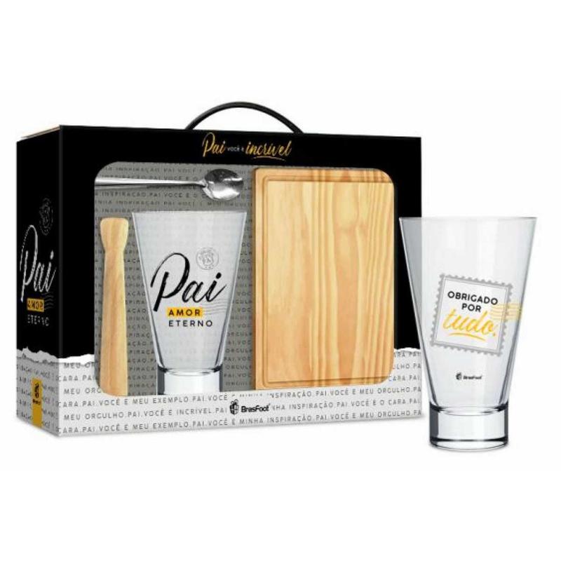 Copo caipirinha long pai amor eterno brasfoot - Kit Caipirinha ...