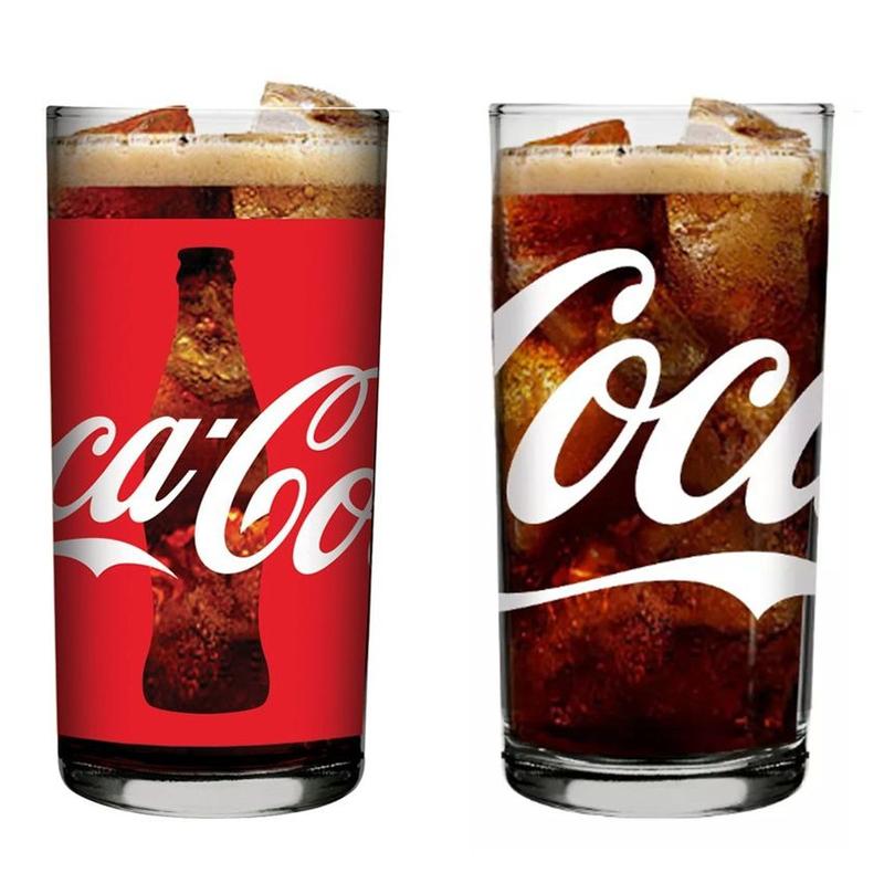 Copo Classic Coca Cola Vidro 390ml Jogo 2 Unidades - Nadir - Copos ...