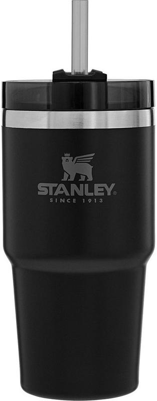 Copo com Canudo Termico Stanley Adventure 10-02662-101 (591ML) Preto Fosco - Copos - Magazine Luiza