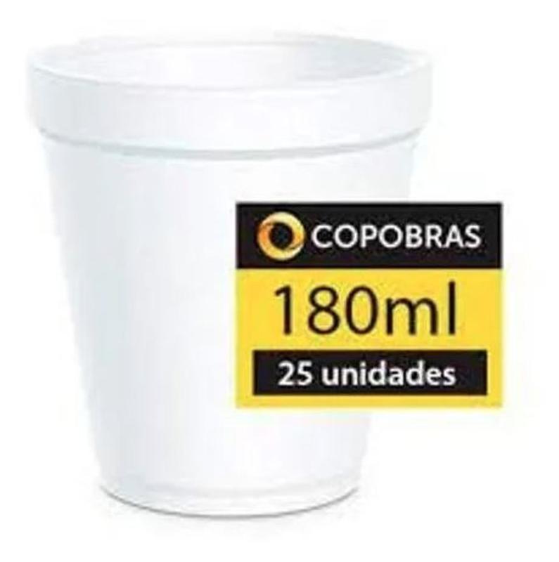 Copo Copobras Térmico Cct-180 - 180ml C/25uni - Copo Descartável ...