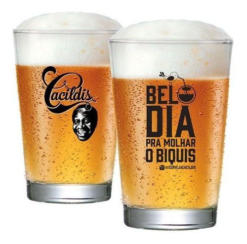 Copo de Cerveja Caldereta Cacildis Vidro 300ml - RUVOLO - Copo de ...