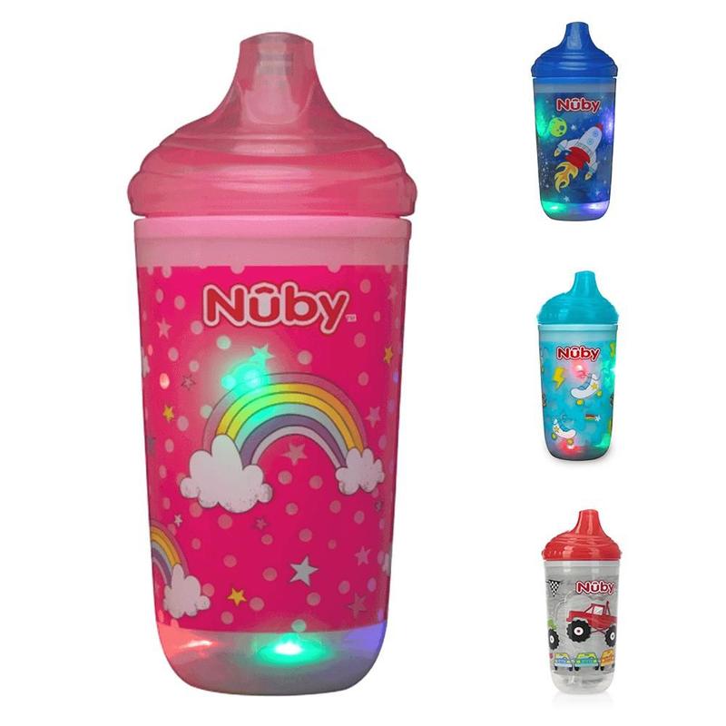 Copo De Treinamento Antivazamento Térmico Pisca Pisca 300ml Nuby - Copos - Magazine Luiza
