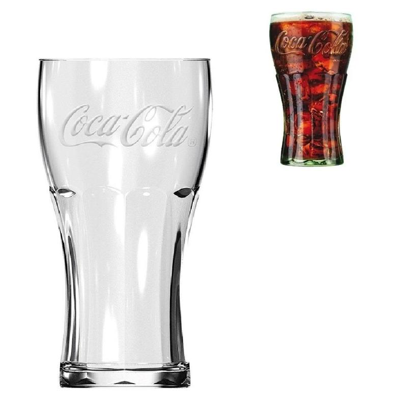 Copo De Vidro Coca Cola Original Cristal 470ml Nadir - Copos - Magazine ...