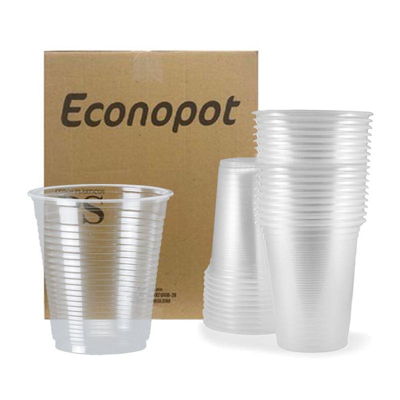 Copo Descartável Cristal Bebidas Atacado Caixa 2000un 300ml - Econopot - Copo Descartável ...