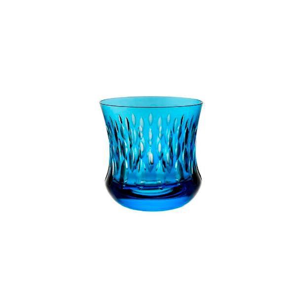 Copo em cristal Strauss Overlay On The Rocks 131.160.152.016 325ml azul ...