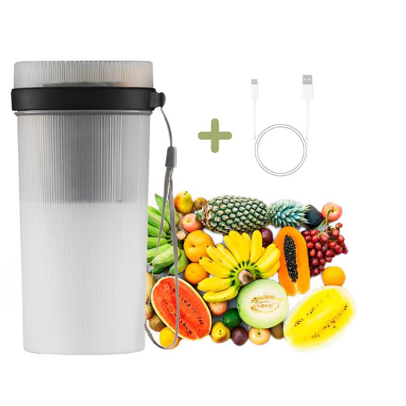 Copo Mixer De Frutas Profissional Elétrico Com Alça E Usb Mini ...