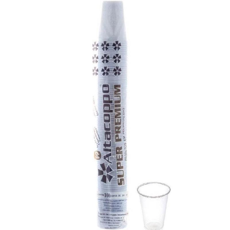 Copo Plástico 500ml Transparente Premium PT 50 UN Altacoppo - Copo Descartável - Magazine Luiza