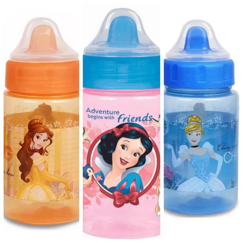 COPO Princess Disney 340ML +6 MESES COM VÁLVULA REDUTORA DE PINGOS - BABYGO - Baby Go - Copo ...
