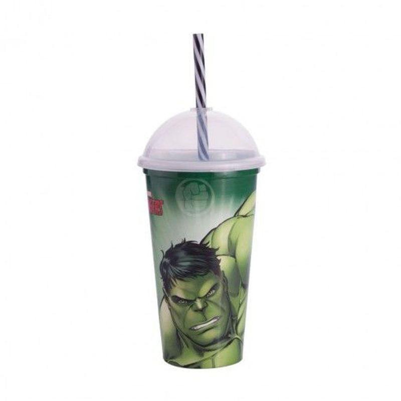 Copo Shake 500 ml Avengers - Hulk - Plasútil - Copos - Magazine Luiza