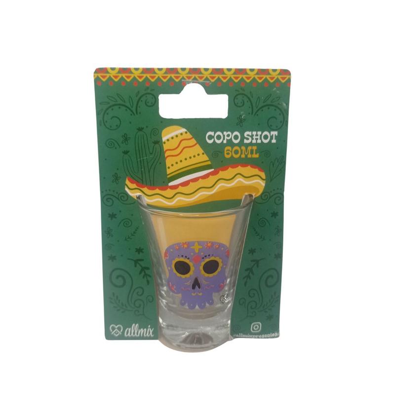 Copo Shot 60ml Caveira mexicana - AllMix - Copo de Shot - Magazine Luiza