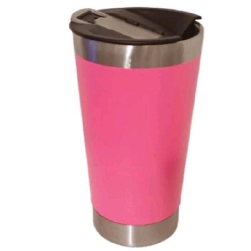 Copo Térmico Aço Inox Com Tampa e Abridor Presente - Beer Pint - Copos ...