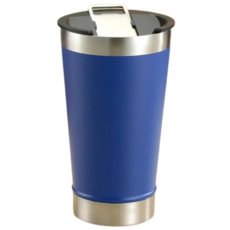 Copo Térmico Aço Inox Com Tampa e Abridor Presente - Beer Pint - Copos ...