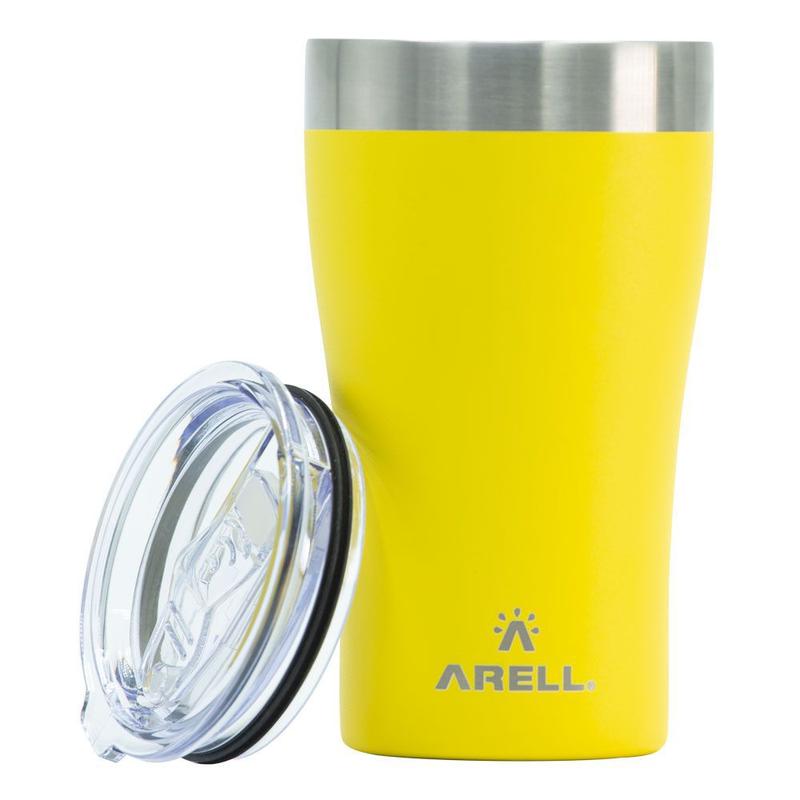Copo Térmico Arell com Tampa Amarelo Sunlight 500ml Tulip Pint - Copos ...