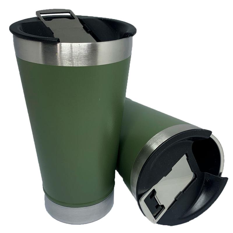 Copo Térmico Beer Pint Com Abridor e Tampa 590 ml - 18cm - Envio ...