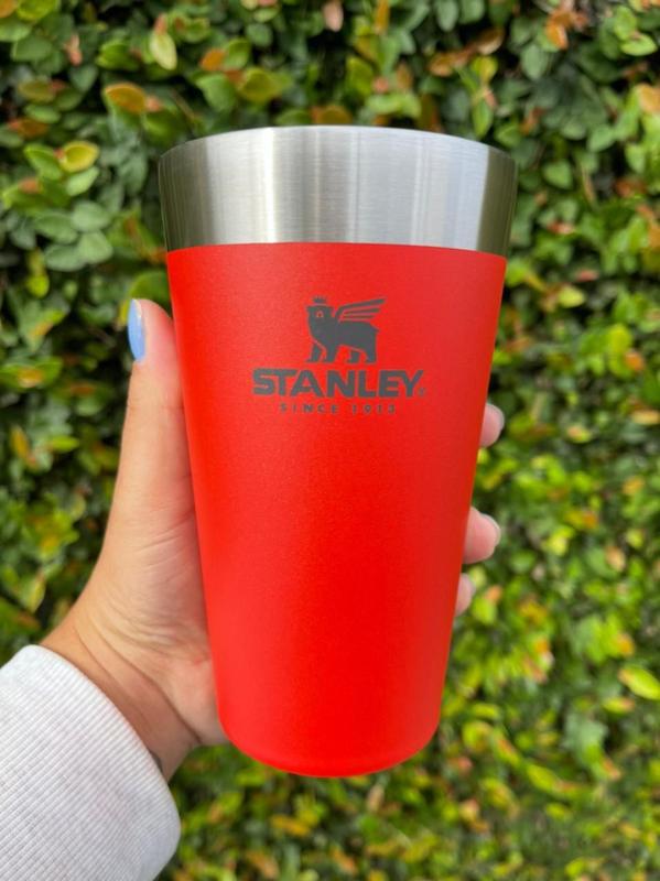 Copo Térmico De Cerveja Inox Vermelho 473ml Stanley Original - Copos ...