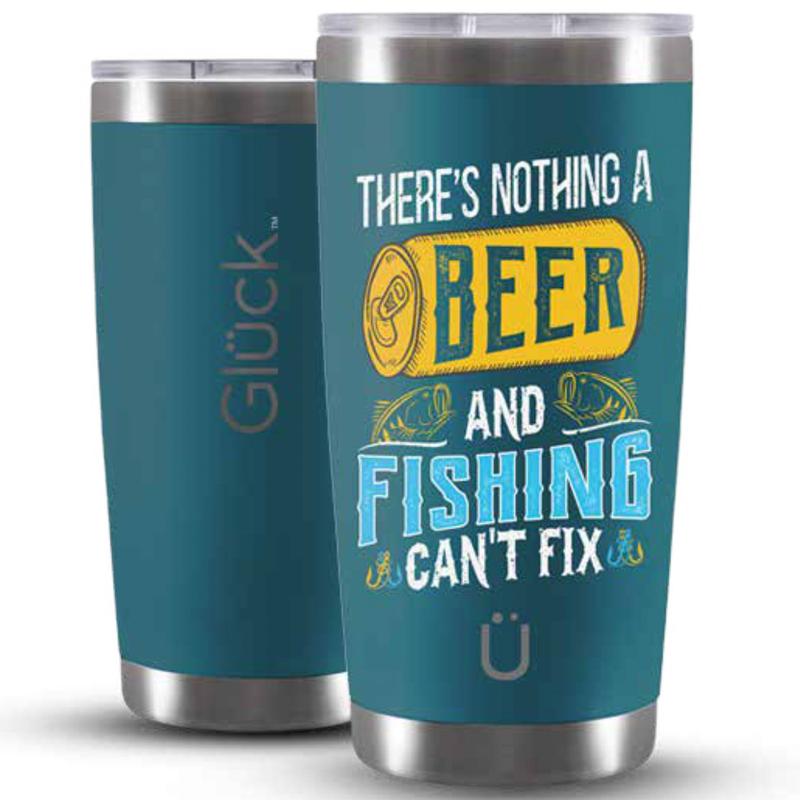 Copo Térmico Gluck Lucky Future Fishing e Beer Cant Fix 591 ml Porsche ...