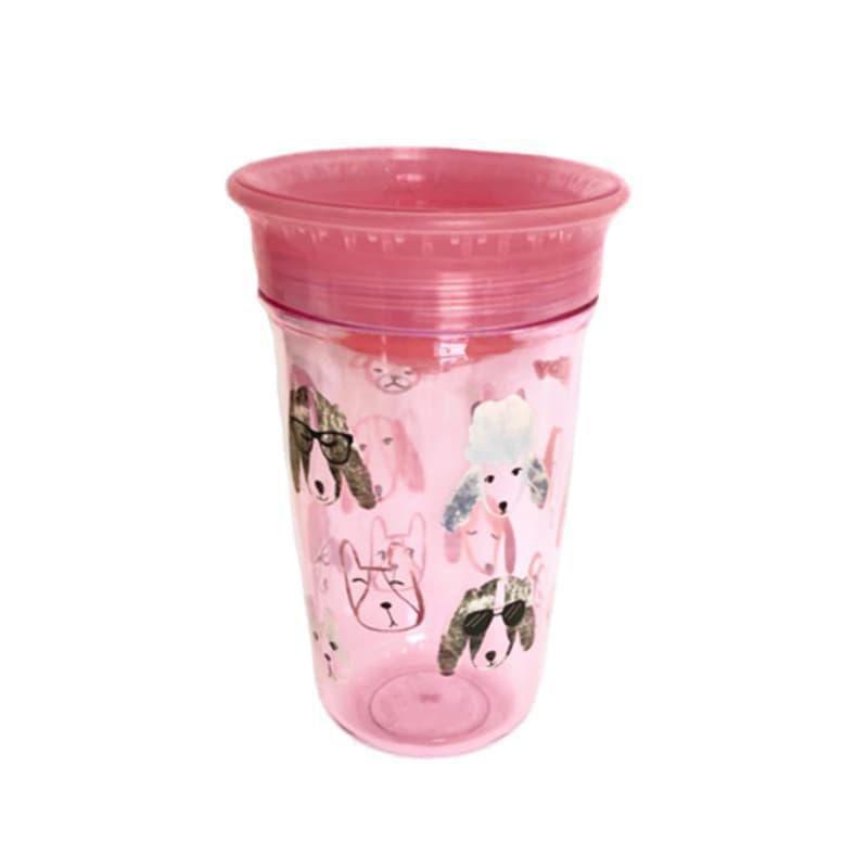 Copo Tritan 360 Wonder Cup - Cachorro Rosa - Nuby (300Ml) - Copos ...