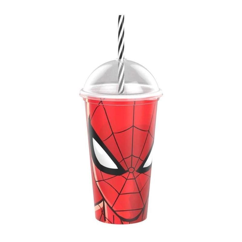 Copo Ultimate Spider Man Milk Shake Capacidade 500 Ml - Plasútil ...