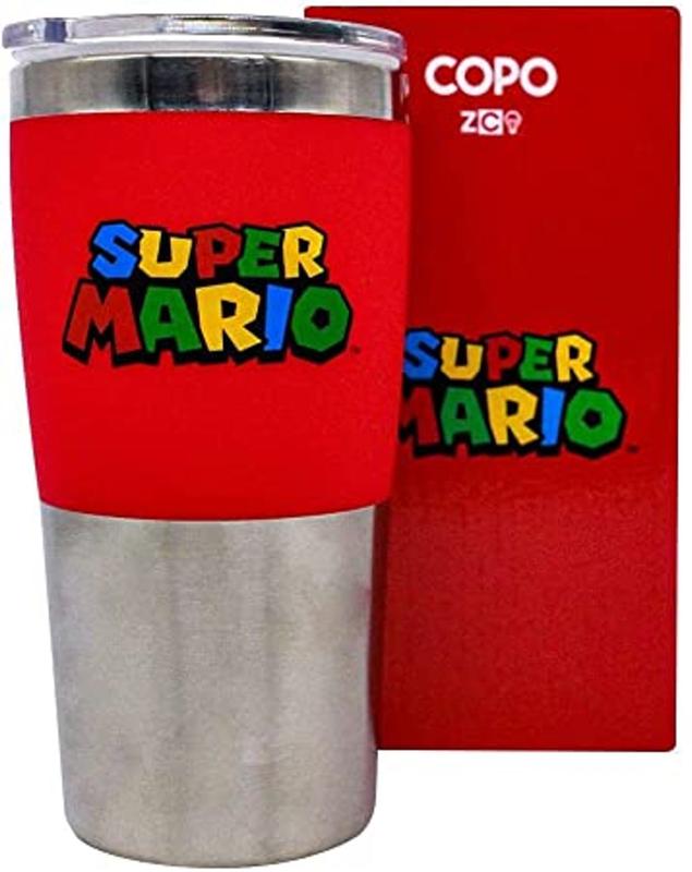 Copo viagem max 450ml mario logo - ZONA CRIATIVA - Copos - Magazine Luiza