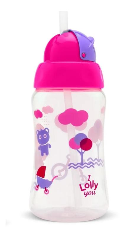 Copo Viva Com Canudo 300ml Lolly - Copos - Magazine Luiza