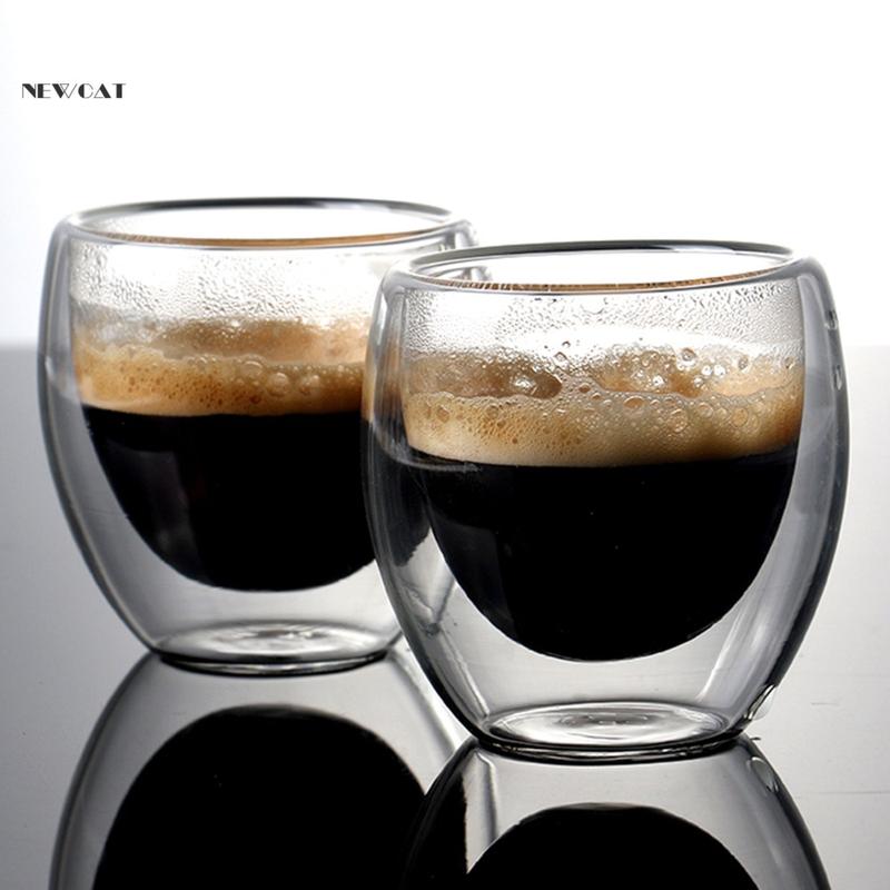 Copos De Parede Dupla Para Café Expresso 80ml Com Isolamento Térmico ...