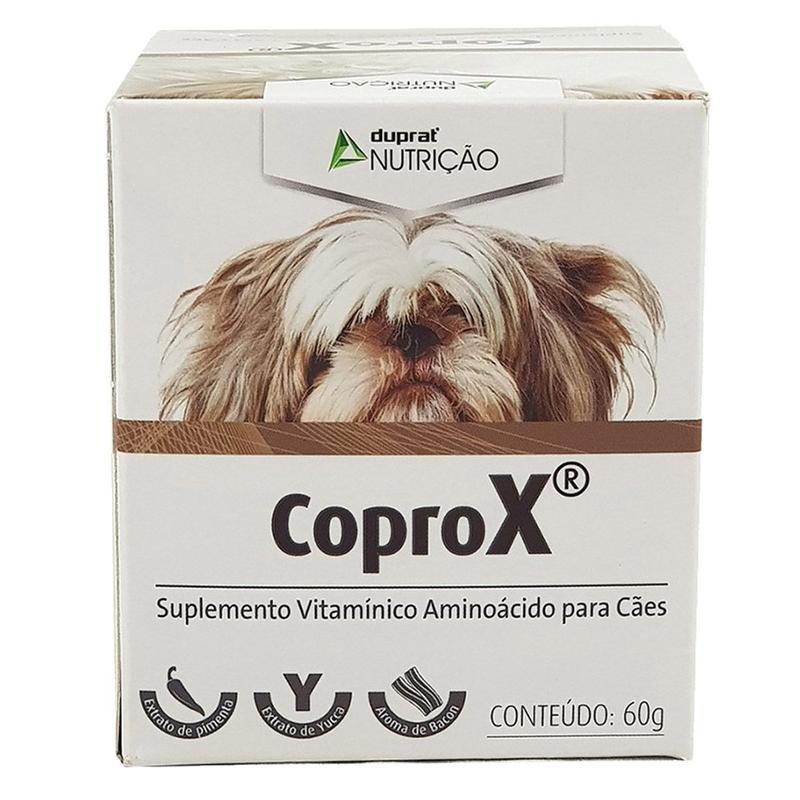 Coprox 60g Duprat Suplemento Coprofagia Cães - Vitaminas e Suplementos ...