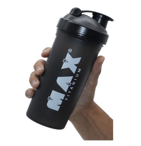 Coqueteleira Copo De Whey Academia Max Titanium Preto 700ml ...
