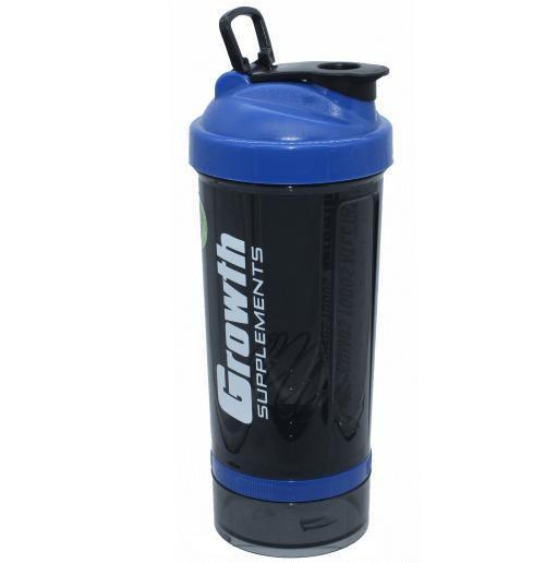 Coqueteleira Premium Azul Porta Capsula Whey Mixball Growth - Growth ...