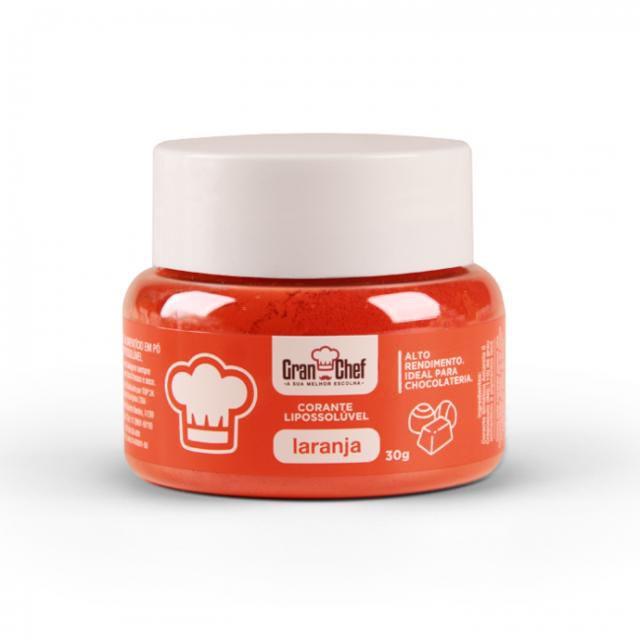 Corante Em pó Lipossol 30g - Gran Chef - Corante Alimentício - Magazine ...
