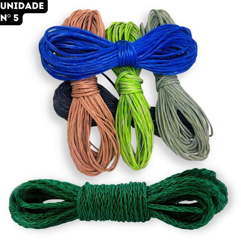 Corda de Nylon Nº5 Cordinha Multiuso Varal Amarração - 10 Metros 10m ...