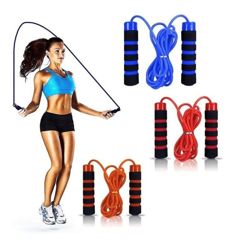 Corda Profissional Saltar Pular Jump Rope Treino Exercício - MB FIT ...