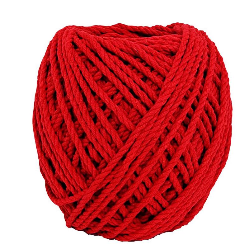 Cordão de Algodão Torcido São Francisco Vermelho 120 metros - REDES DE ...