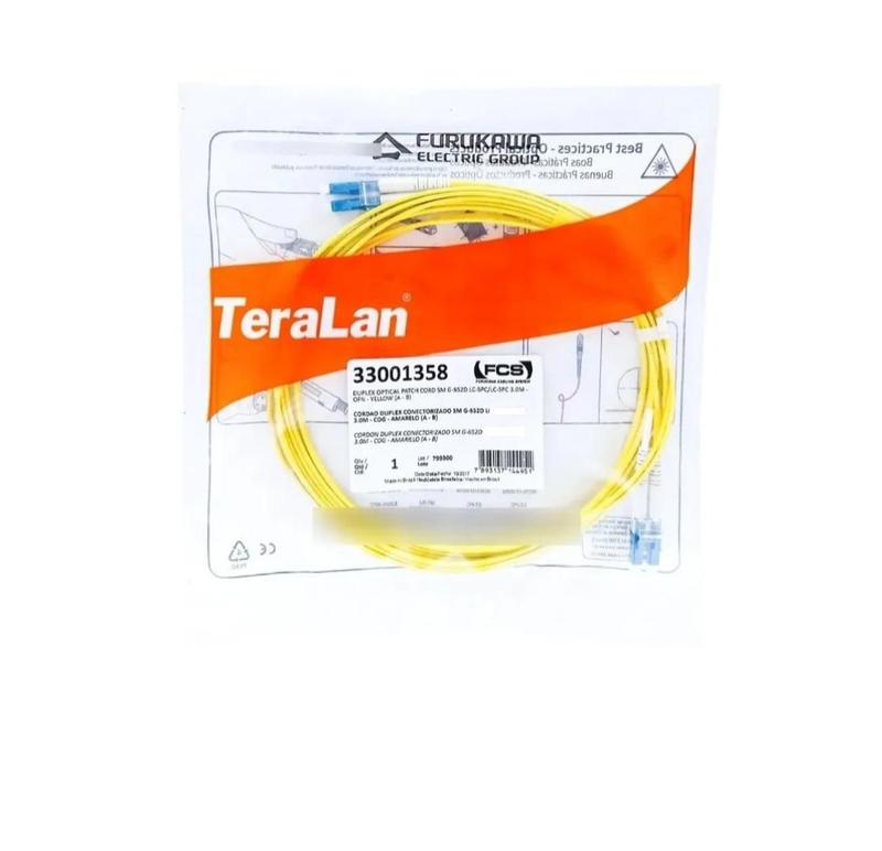 Cordão Duplex Furukawa Sm G-652d Lc-upc/lc-upc 3 Mts Amarelo - Furukawa ...