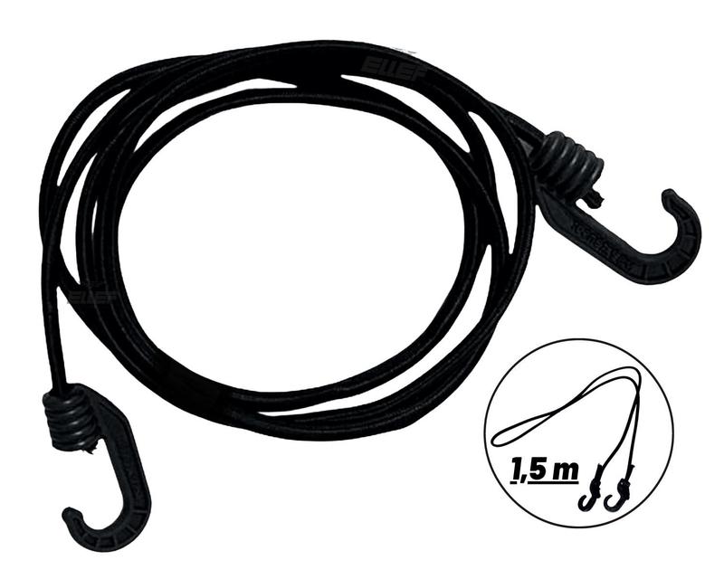 Cordinha Elástica Extensora 1,5 Metro Moto Bike Carro Caminhão - ELLEF ...