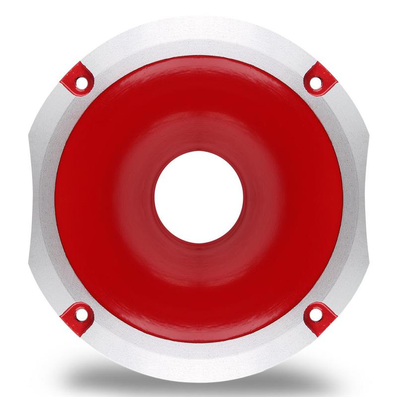 Corneta Caneca Aluminio 14-50 Flange Parafuso 2 Pol Vermelha - Hypervox - Corneta Automotiva ...