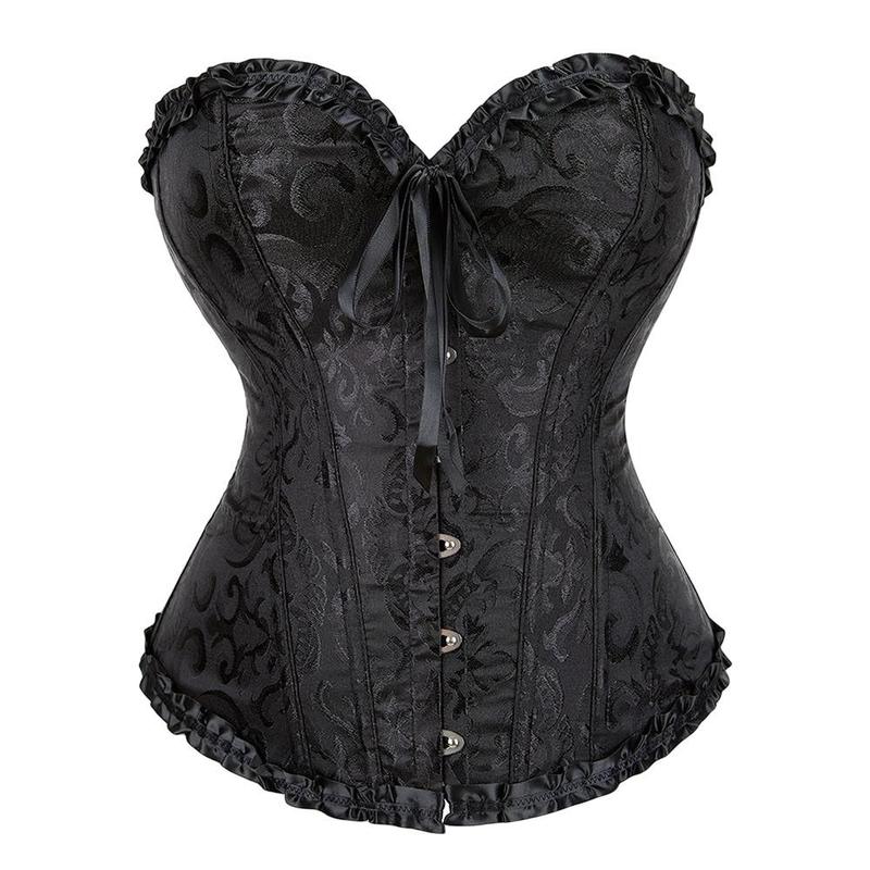 Corpete Corset Espartilho Cinta Modela Cintura Floral - Corset Store ...