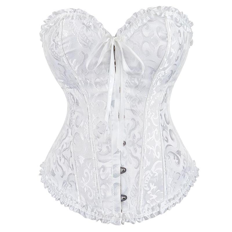Corpete Corset Espartilho Cinta Modela Cintura Floral - Corset Store ...
