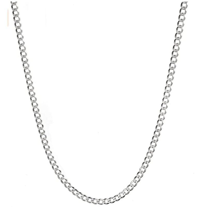 Corrente Cordão Grumet 4,0mm X 60cm Em Prata 925 Original - Ruero Store ...