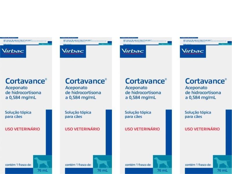 Cortavance Spray 76ml - Virbac - 4 Unidades - Medicamentos - Magazine Luiza