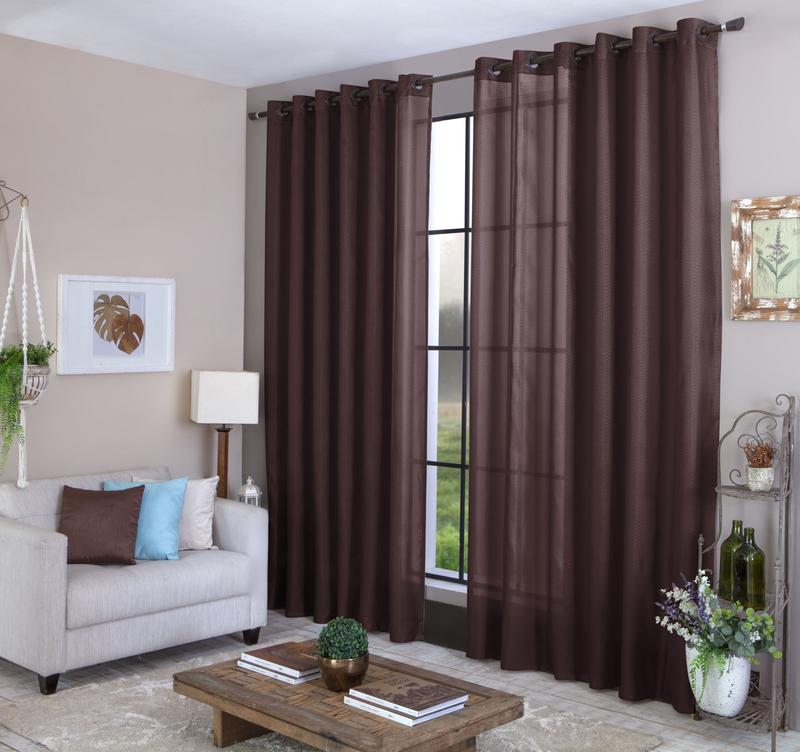 Cortina amanda tabaco 2,70 x 3,00 mts - mc confecção - Cortinas ...