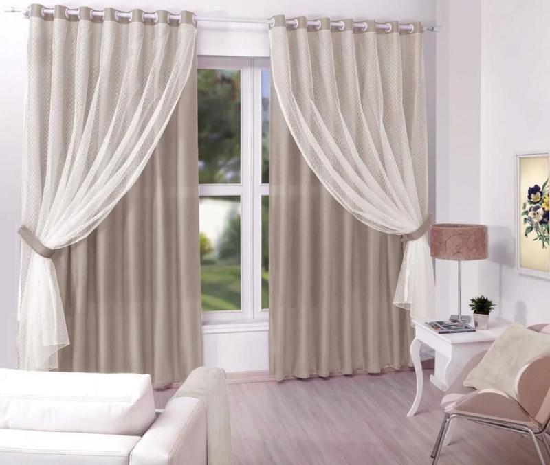 Cortina de Renda MC Camila 180x300 - M&C - Cortinas - Magazine Luiza
